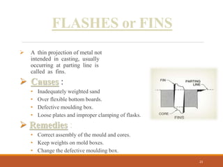 Metal casting defects 1 | PPTX