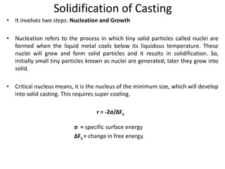 Metal casting ppt3 | PPTX