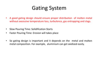 Metal casting ppt3 | PPTX | Chemistry | Science