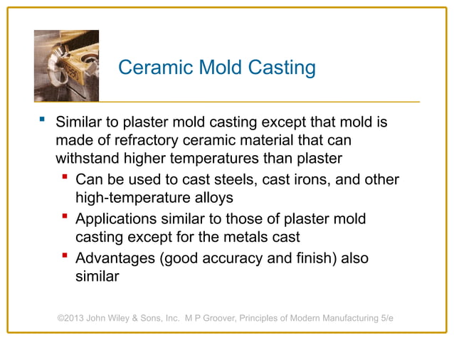 METAL CASTING PROCESSES DIFFERENT PROCESS.pptx | Free Download