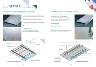 Metal Ceiling System – Durable & Modern Architectural Ceilings | PDF