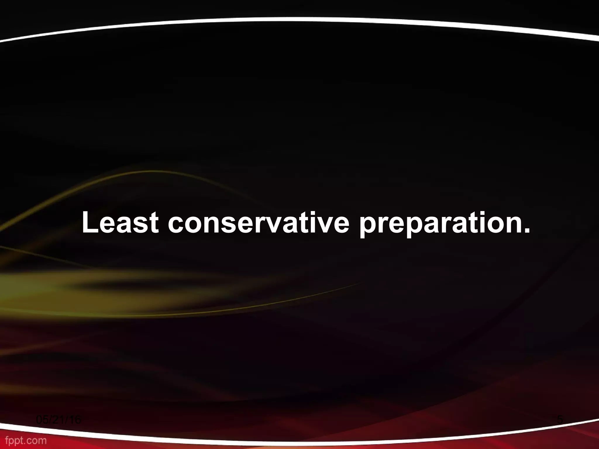Tooth preparation for Metal ceramic crowns. | PPT