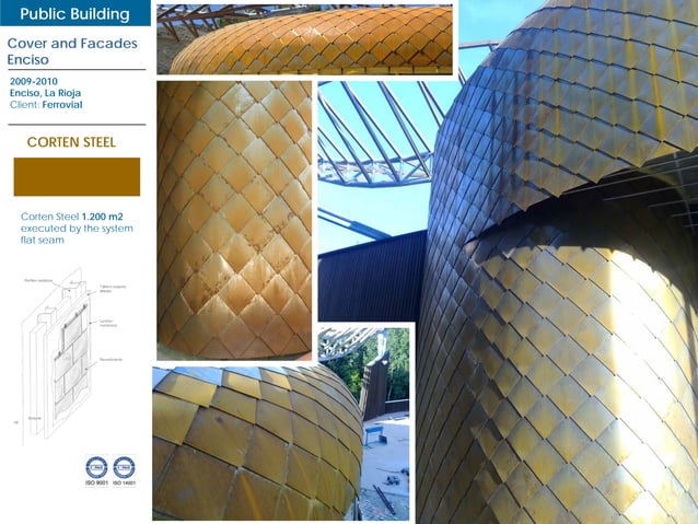 Metal Cladding References -Quinta Metalica (English) | PPT