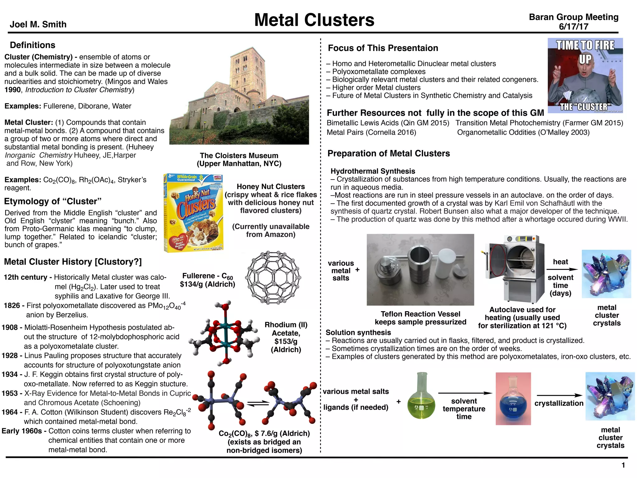 Metal clusters smith2017 | PDF