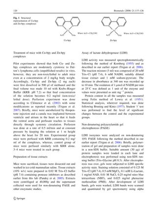 Metal cu(ii) and zn(ii) bipyridyls as inhibitors of lactate | PDF