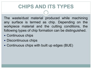 METAL CUTTING | PPTX