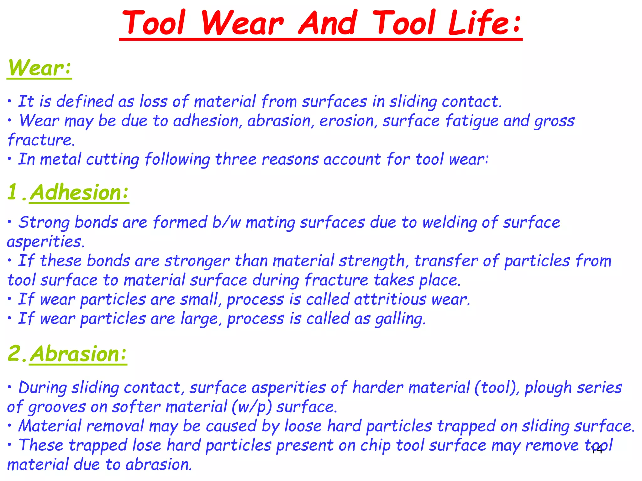 Metal cutting and tool design 3 | PPTX
