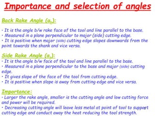 Metal cutting and tool design 3 | PPTX