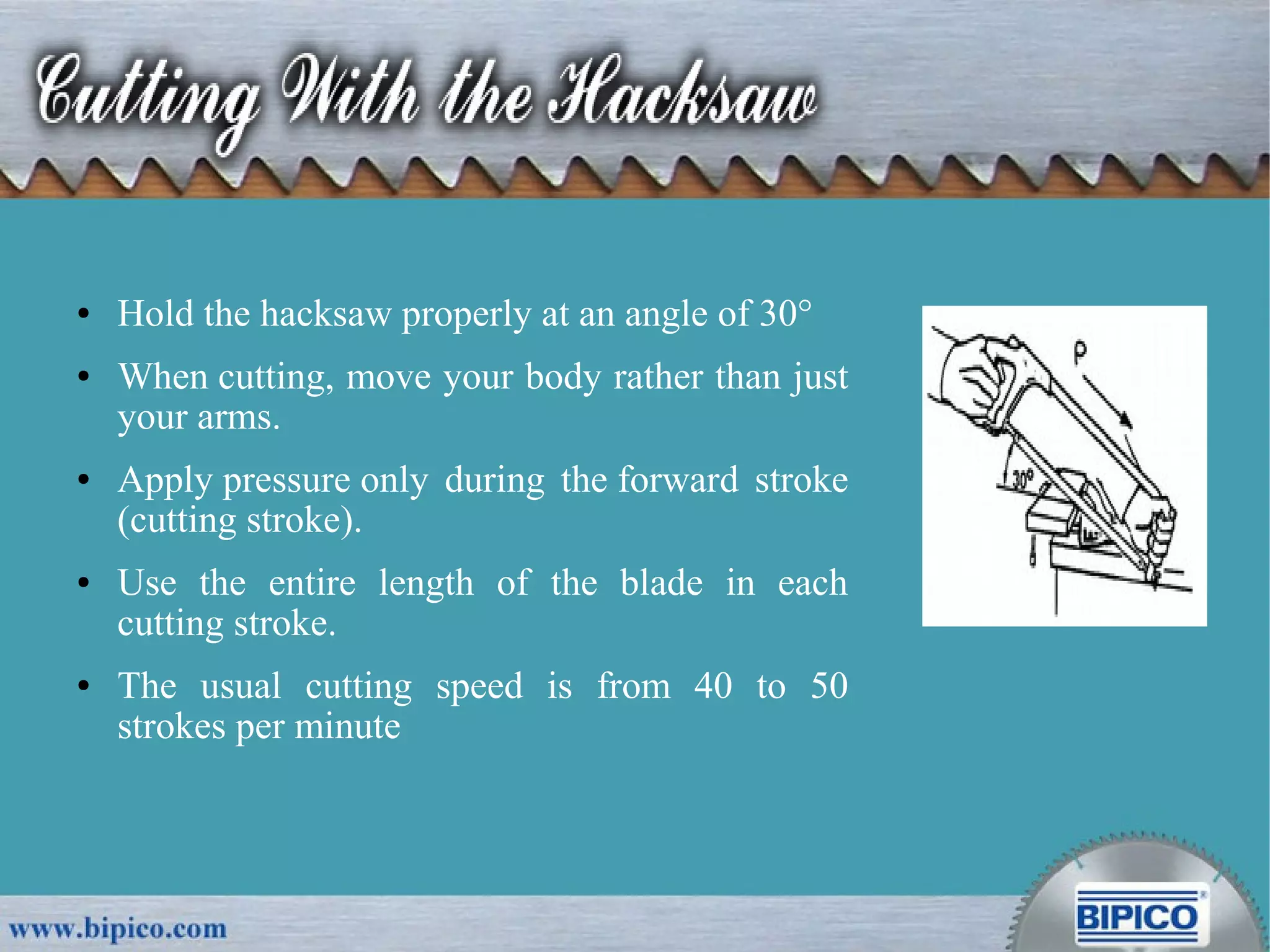 Metal Cutting Hacksaw Blades | PDF