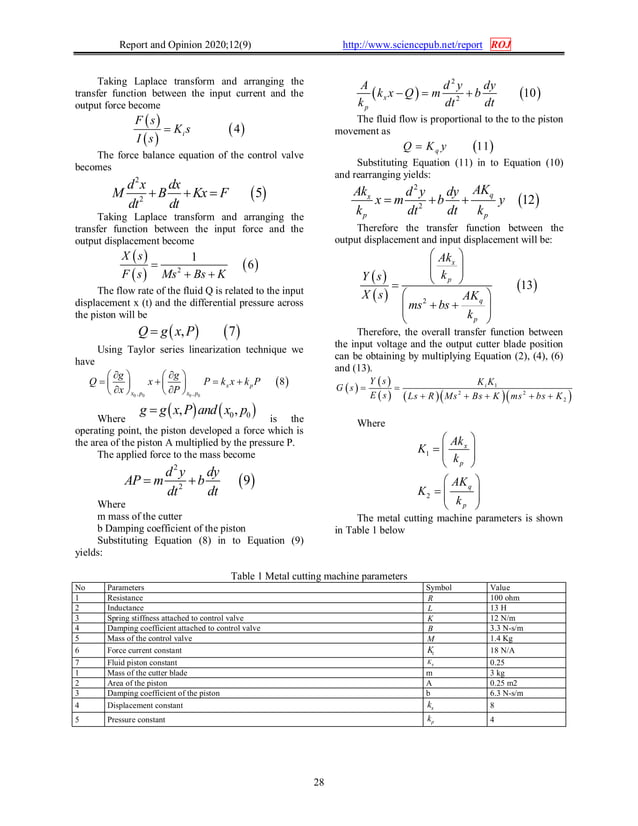 Metal cutting tool position control using static output feedback and ...