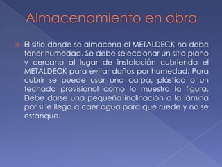 Metaldeck. | PPTX