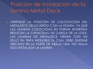 Metaldeck. | PPTX
