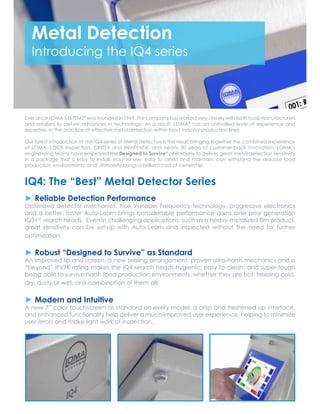 Metal Detection Brochure Loma Systems | PDF