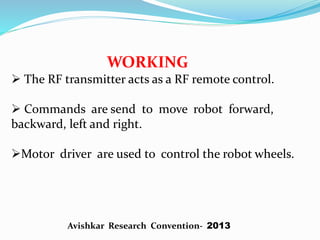 Metal detector robotic vehicle | PPTX