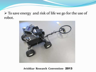 Metal detector robotic vehicle | PPTX