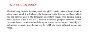Metal detectors | PPTX