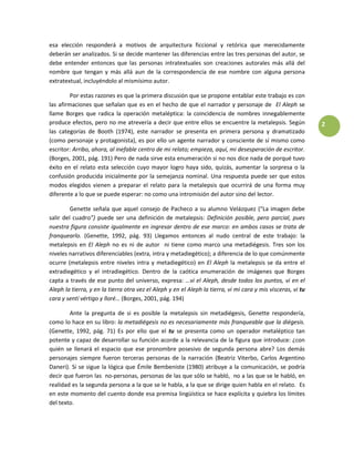 Metalepsis en El Aleph | PDF