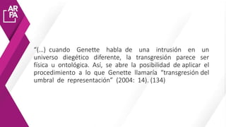 Metalepsis narrativa | PPTX