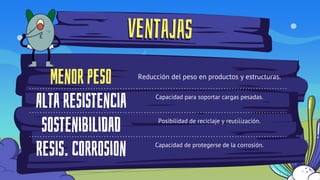 metales ligeros y sus caracateristicas y cuales son | PPTX