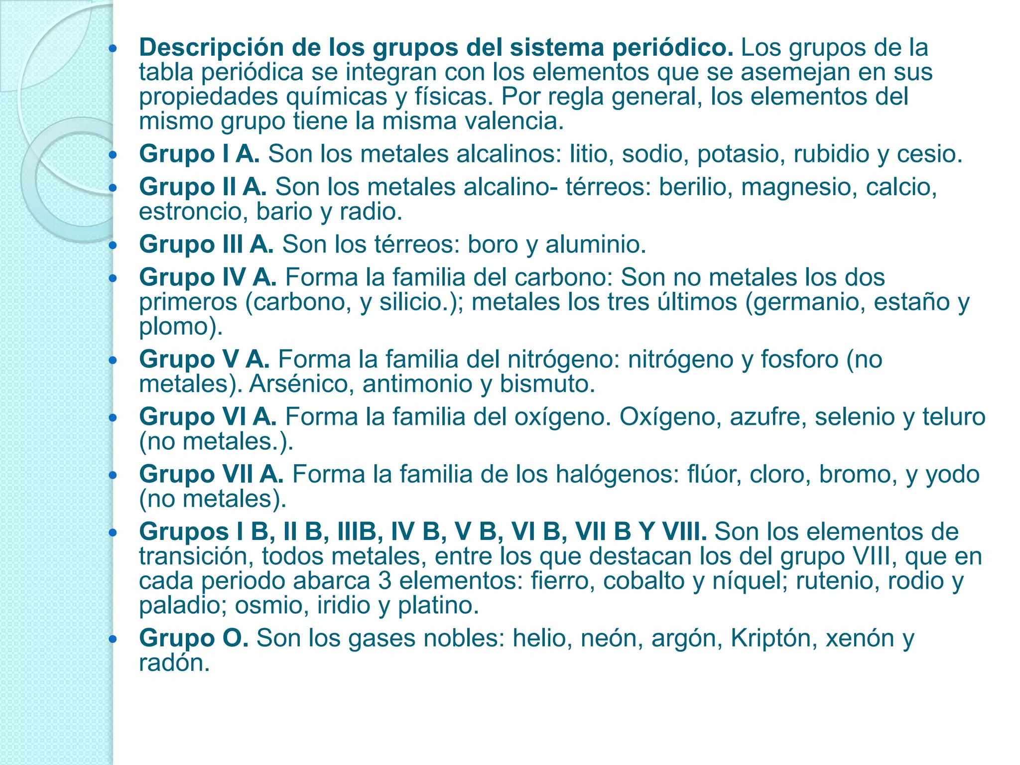 Metales, no metales y gases nobles | PPTX