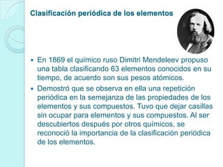 Metales, no metales y gases nobles | PPTX