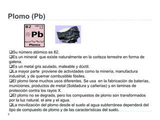 Metales pesados (Josecito Bravo) | PPTX