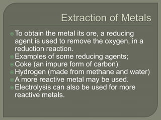 Metal extraction | PPTX