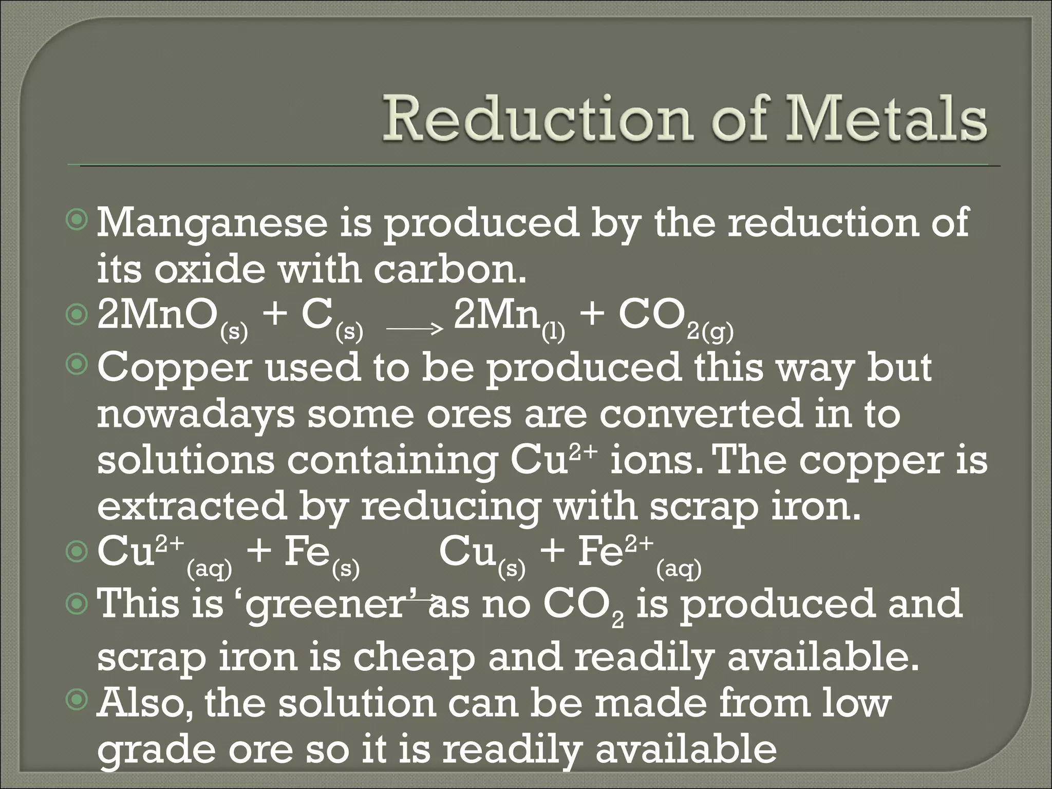 Metal extraction | PPT