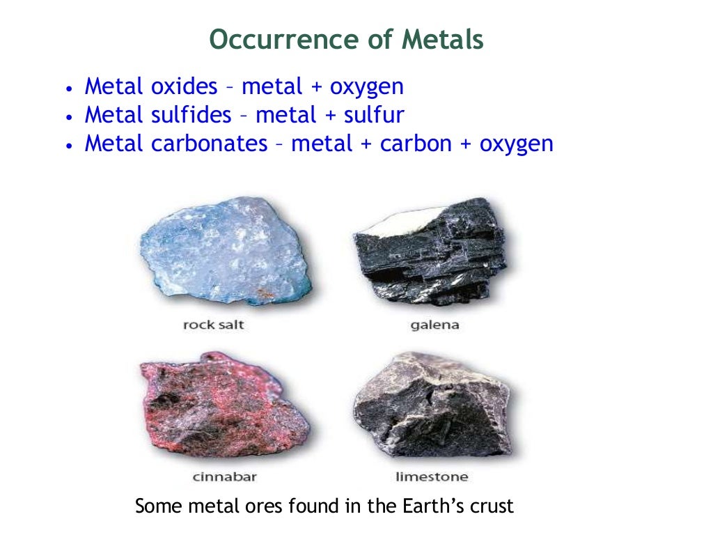 Metal extraction slides