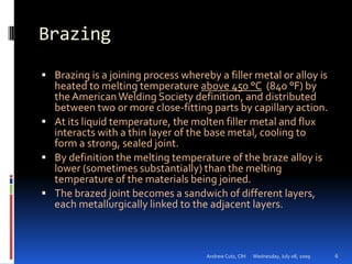 Metal Fabrication Shops General Presentation (Andew Cutz, Cih) | PPTX