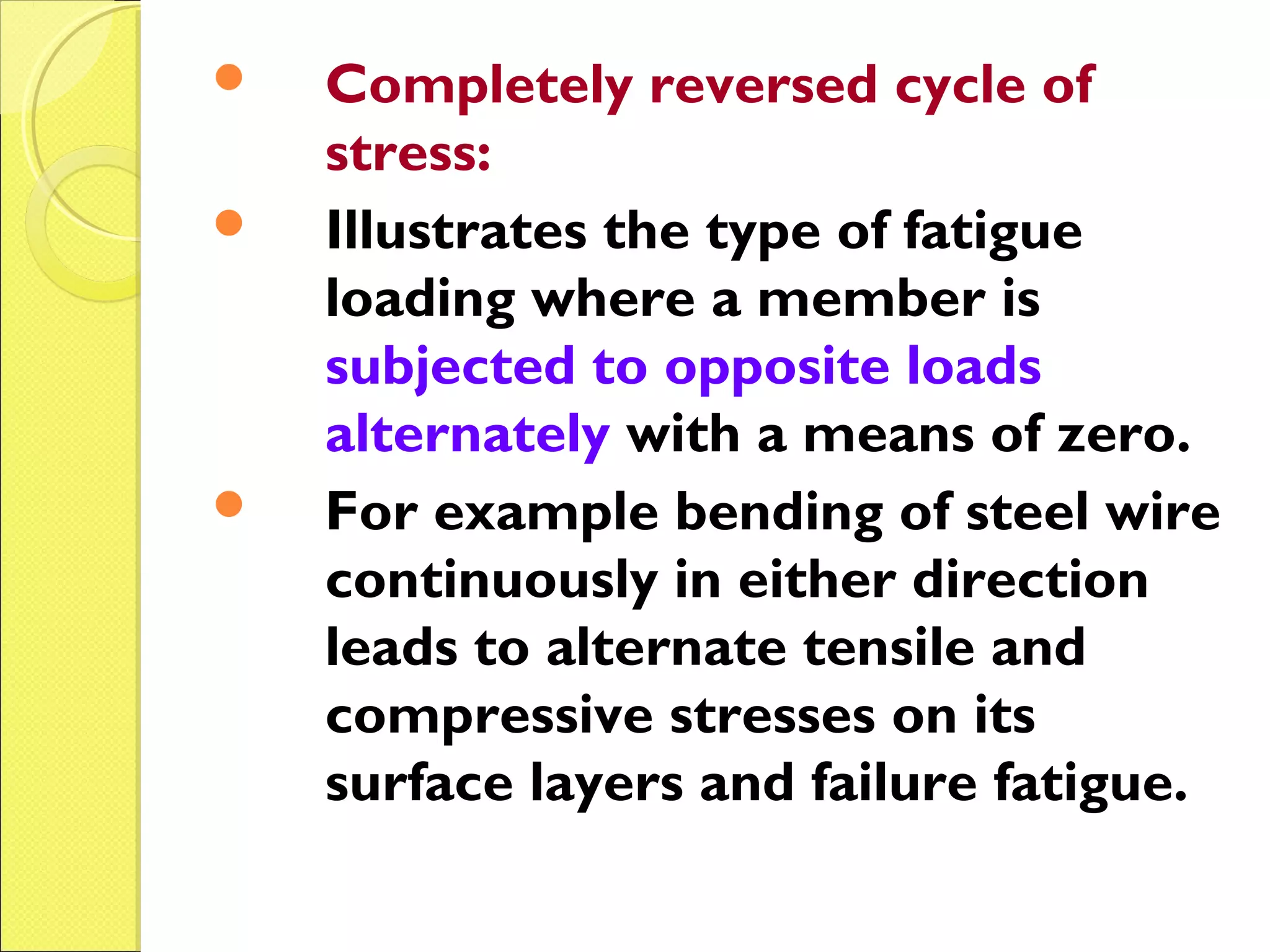 Metal fatigue ppt | PPT