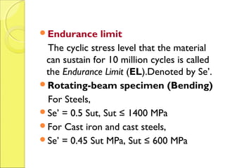 Metal fatigue ppt | PPT