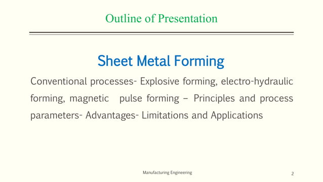 Metal forming | PPT
