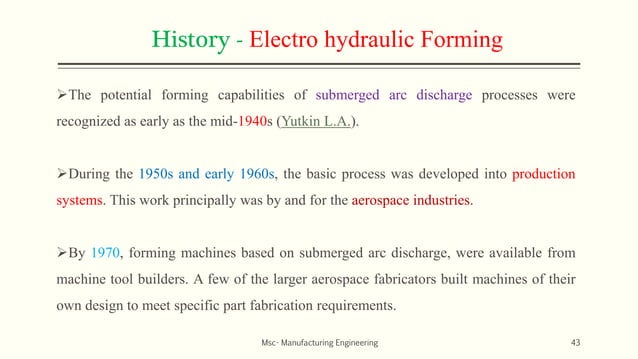 Metal forming | PPT