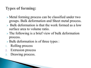 Metal Forming | PPTX