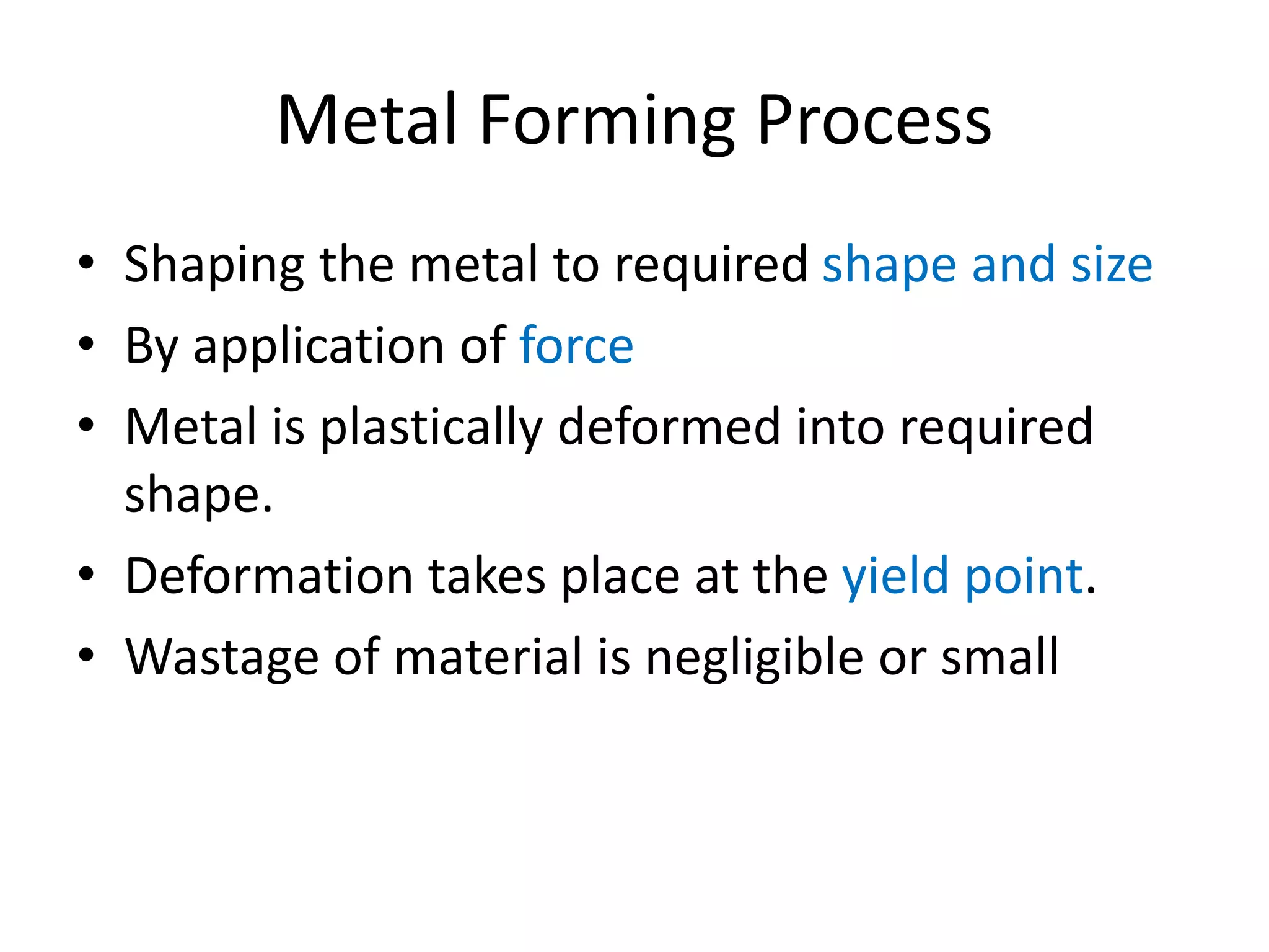 Metal forming | PPT