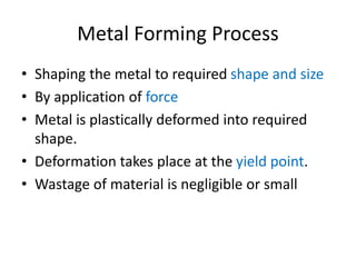 Metal forming | PPT