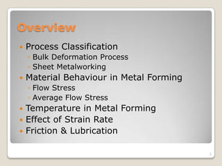 Metal forming defects | PPSX