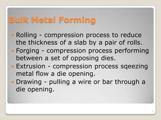 Metal forming defects | PPSX
