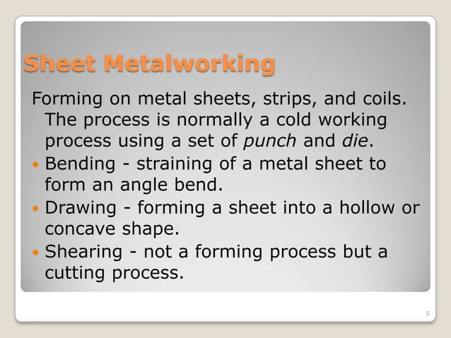 Metal forming defects | PPSX