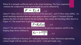 Metal forming(foriging) | PDF | Physics | Science