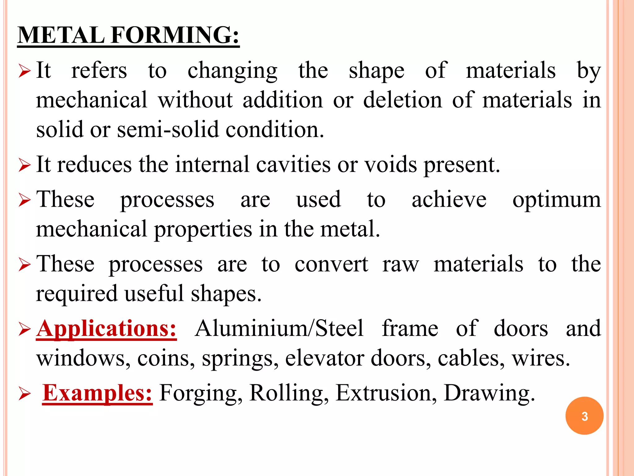 Metal forming process | PPT