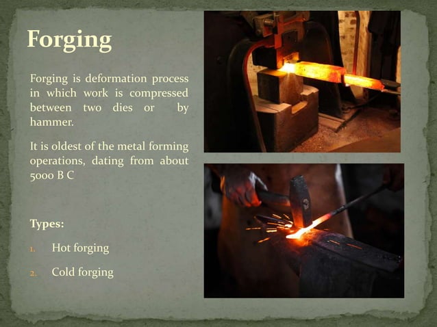 Metal forming process, Non chip forming machining process | PPT