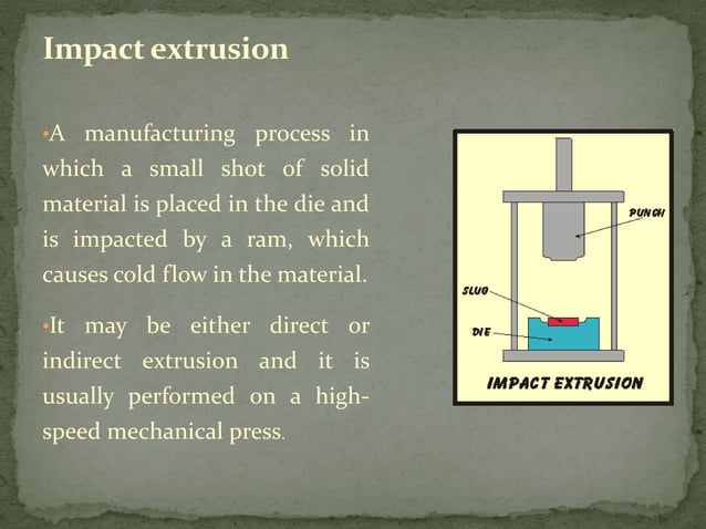 Metal forming process, Non chip forming machining process | PPT