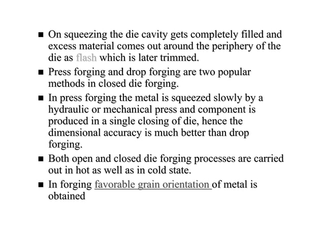 Metal Forming Processes Ppt