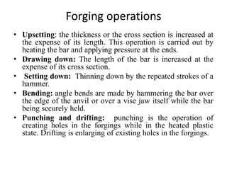 Metal forming processes | PPTX