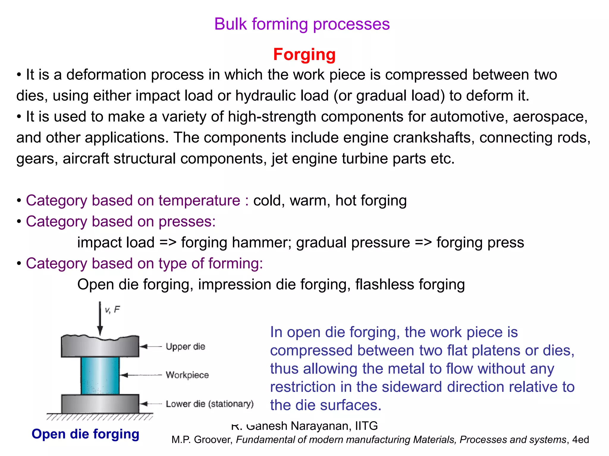 Metal forming processes with analysis | PDF