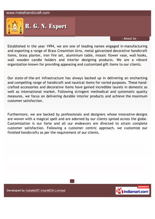 R. G. N. Export, Moradabad, Funeral | PDF