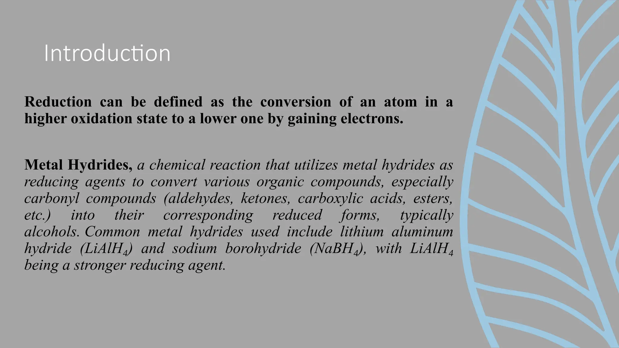 metal hydride pharmaceutical process chemistry.pptx
