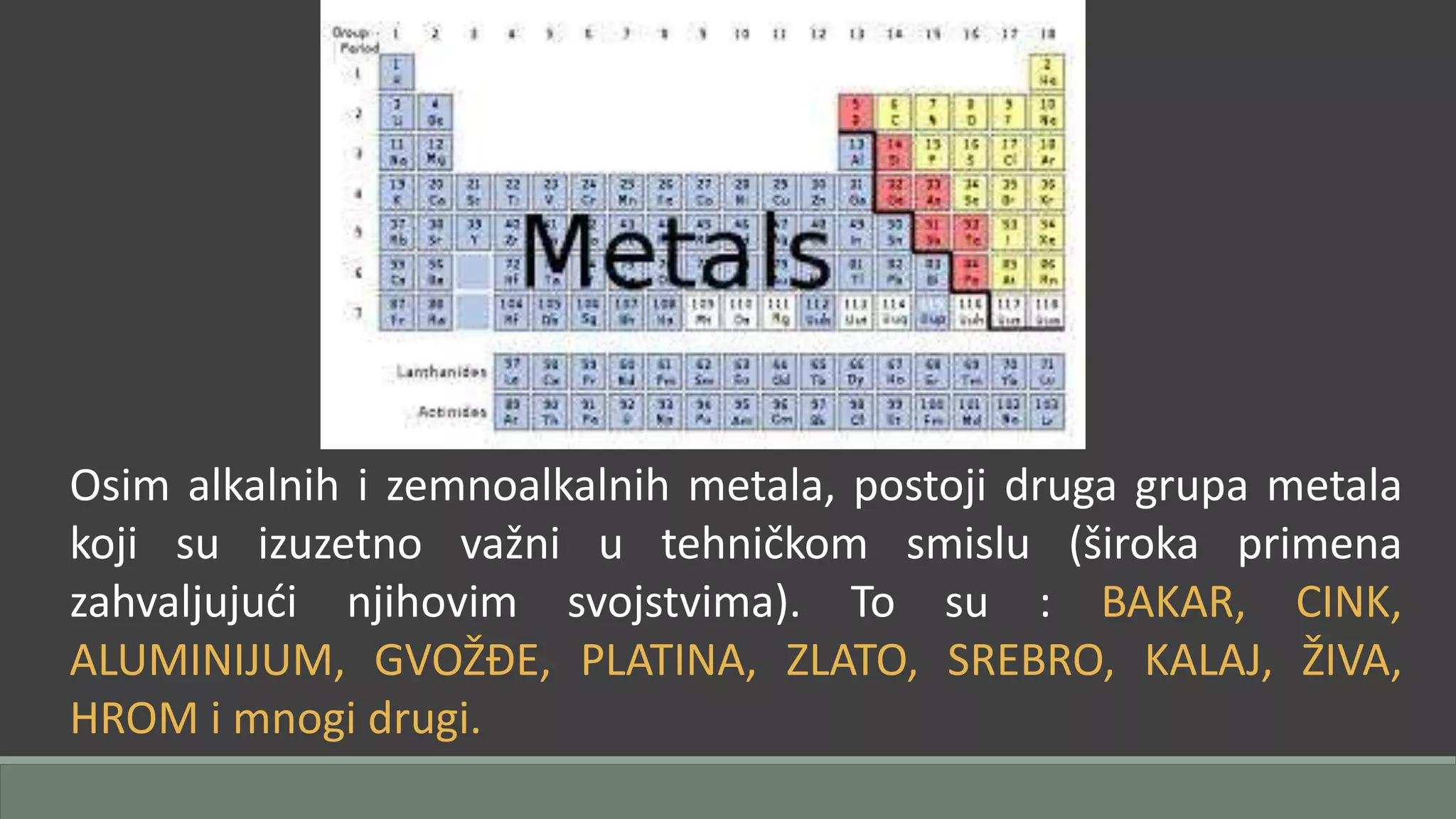 Metali | PPTX